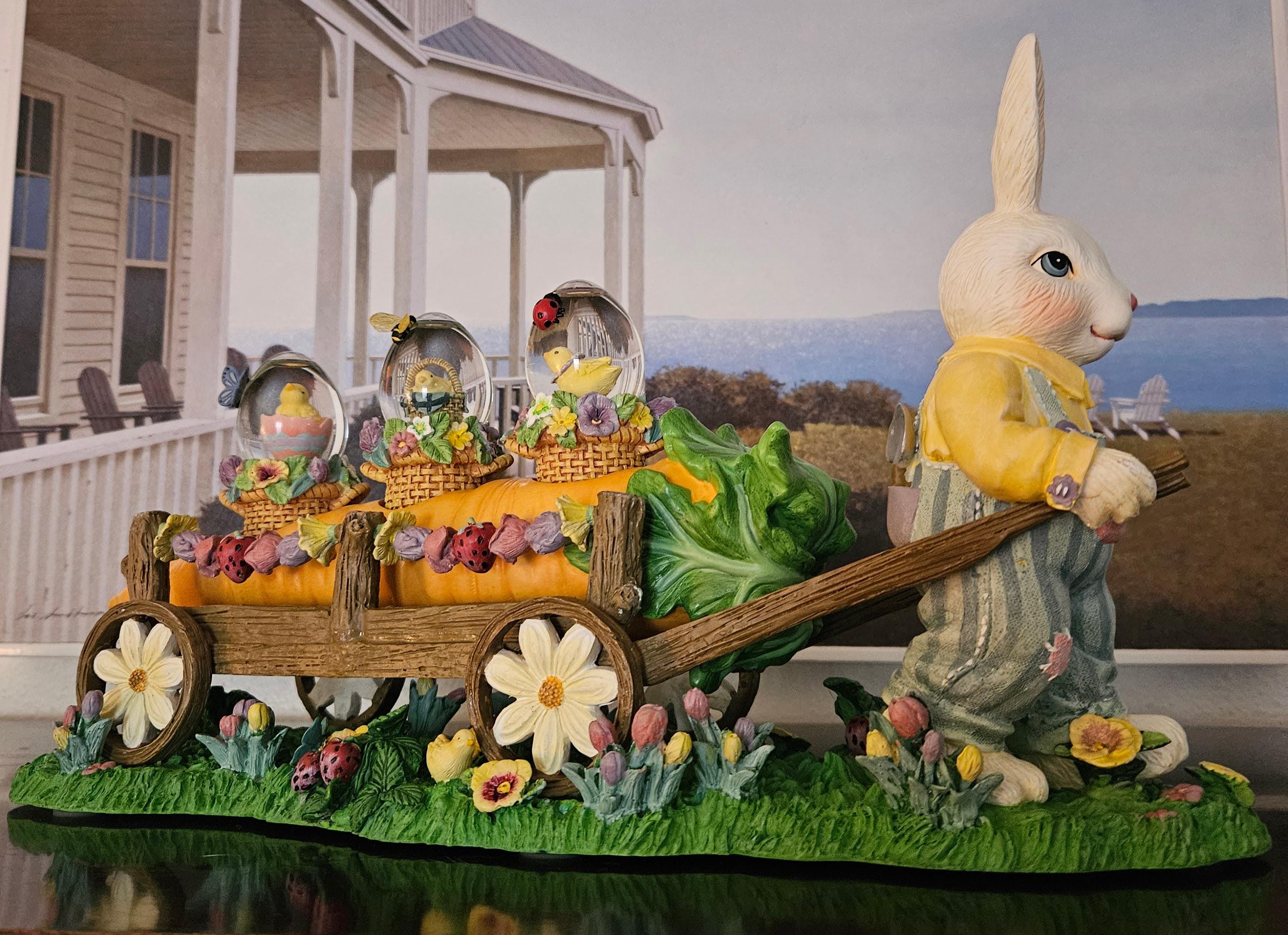 Easter Bunny Mini Globe and Tea Light Set - Etsy
