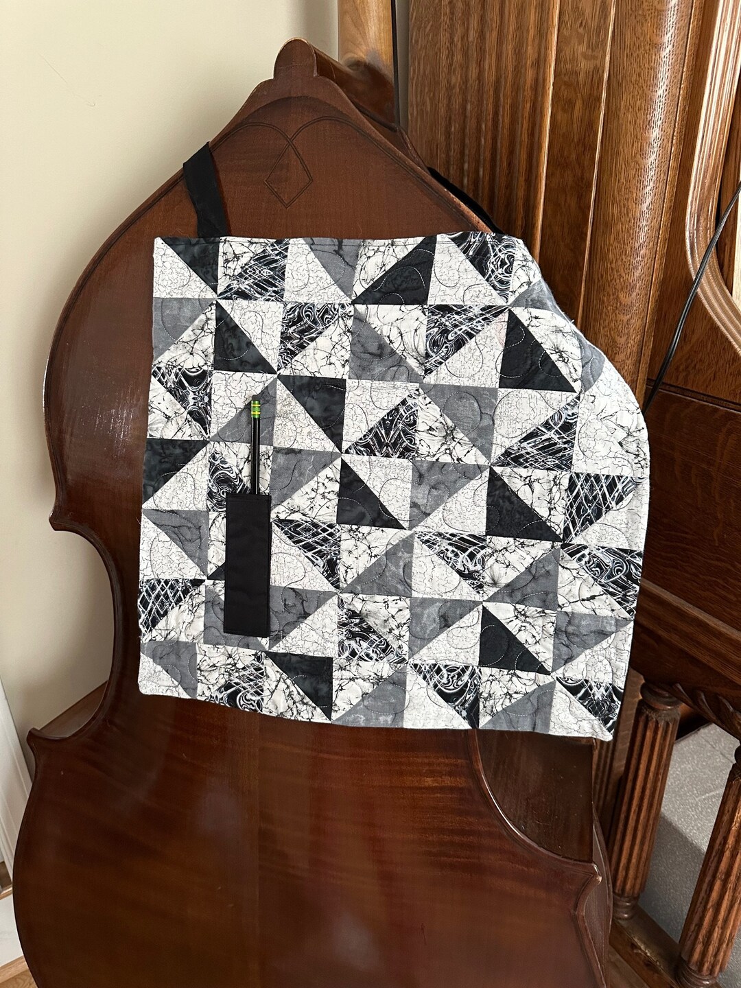 Bass Blanket With Grey Pinwheels With Pencil Pocket - Etsy