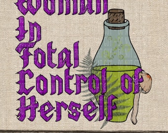 Woman in Total Control - Etsy