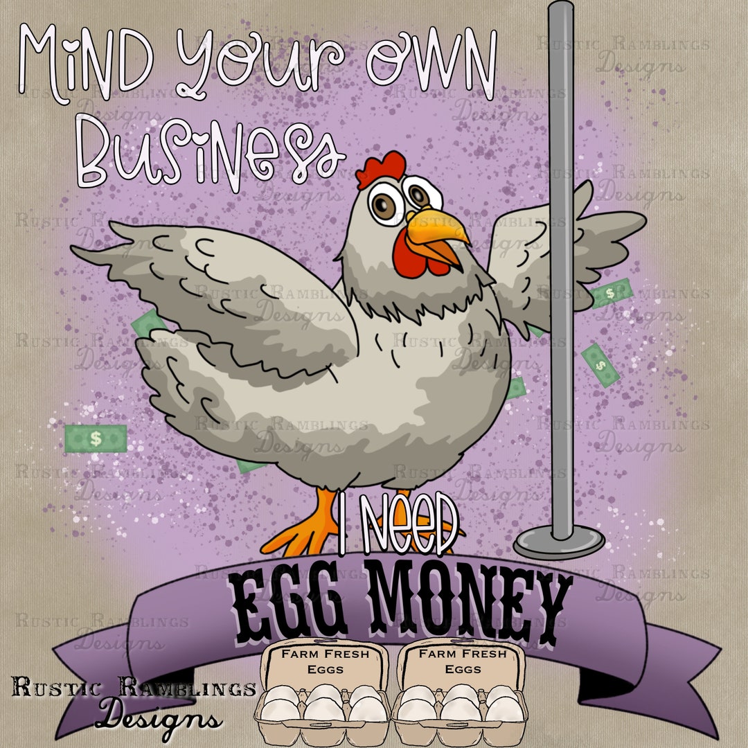 Egg Money Sublimation Pole Dancing Chicken - Etsy