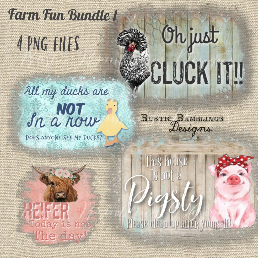 Farm Sublimation Bundle 1 - Etsy