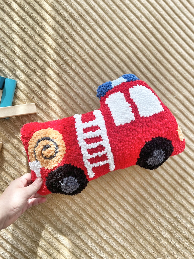 Emergency Vehicle Pillow – Ambulance Fire Truck School Bus Police Car ...