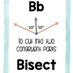 Geometry Alphabet Posters - Etsy