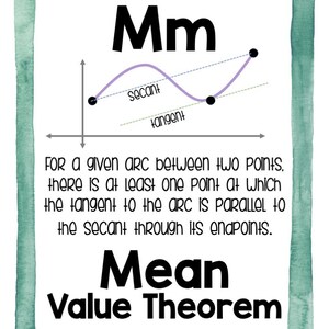 Calculus Alphabet Posters - Math Classroom Bulletin Board - Etsy
