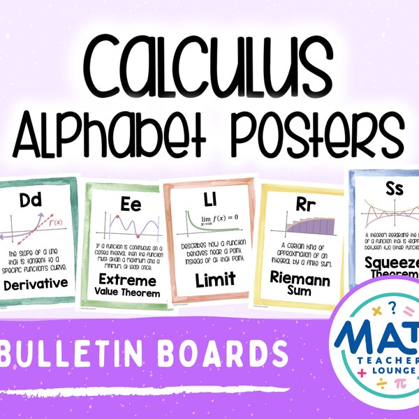 Calculus Posters - Etsy