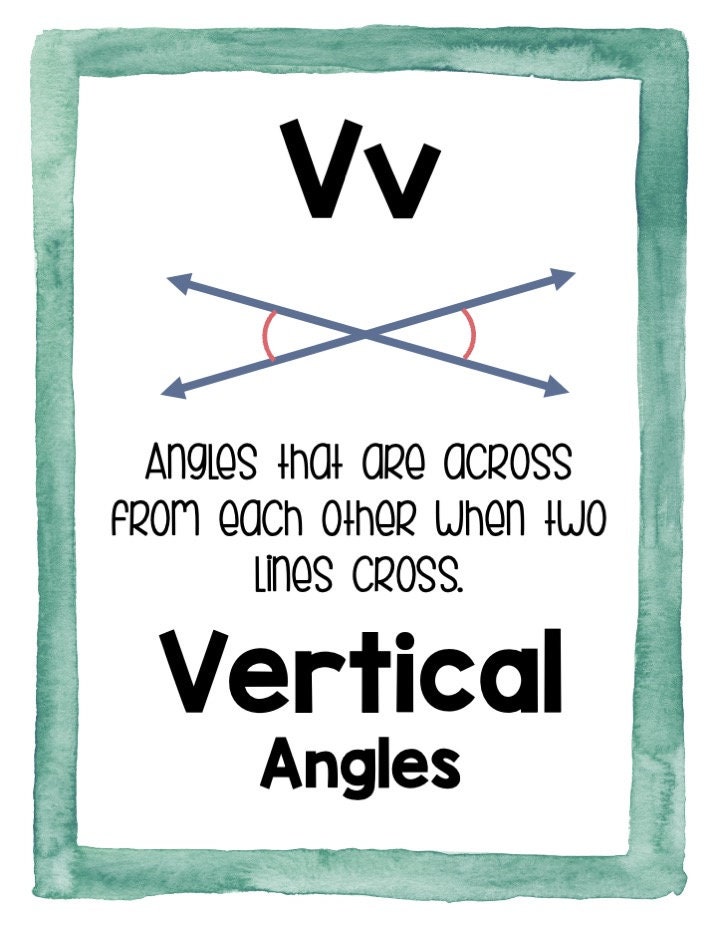 Geometry Alphabet Posters - Etsy