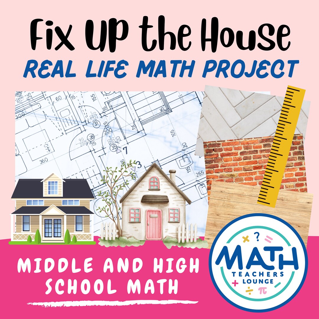 Fix up the House - Real Life Math Project - Etsy