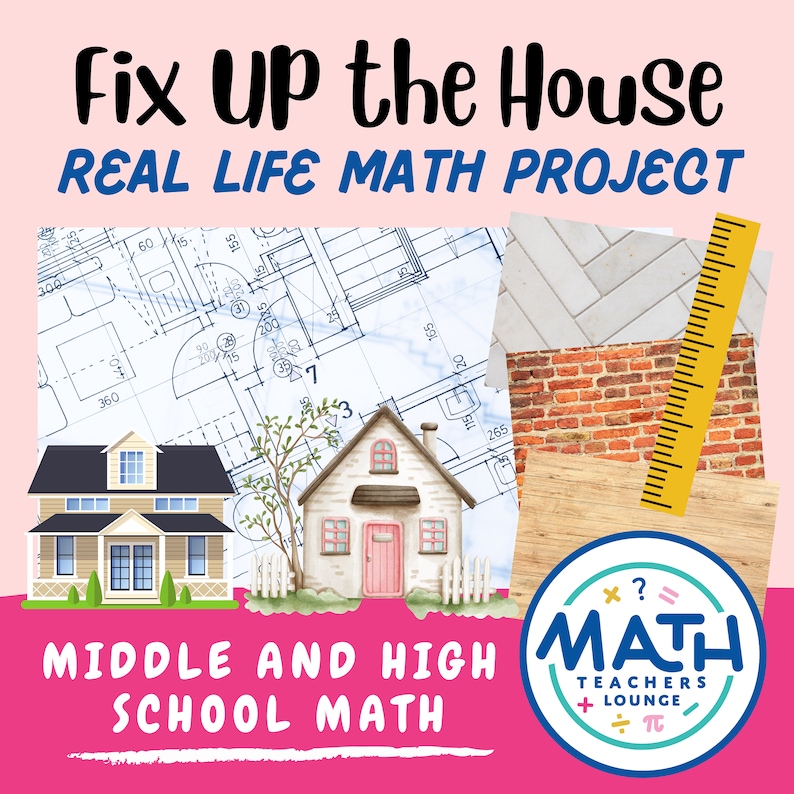 Fix up the House - Real Life Math Project - Etsy