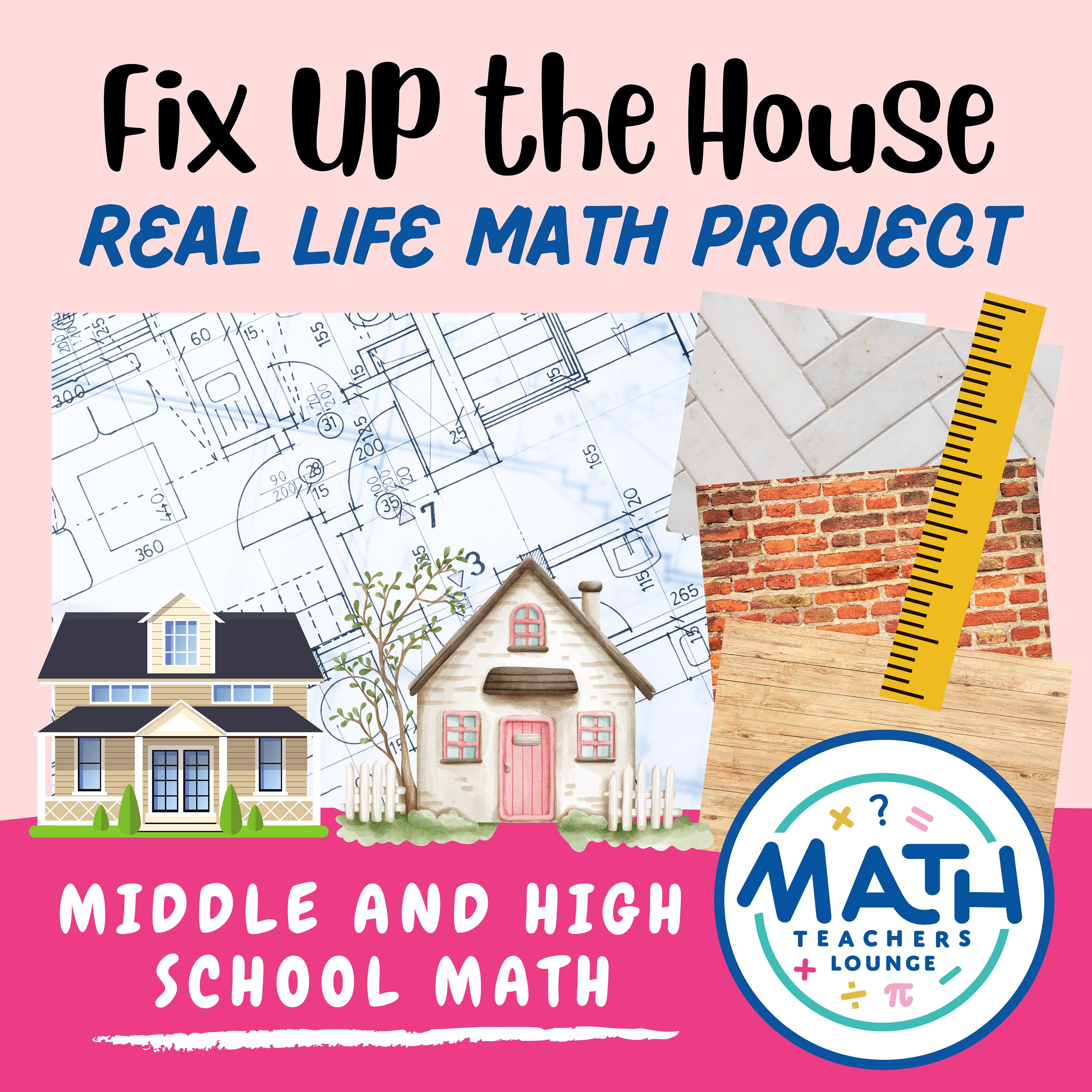 Fix up the House - Real Life Math Project - Etsy