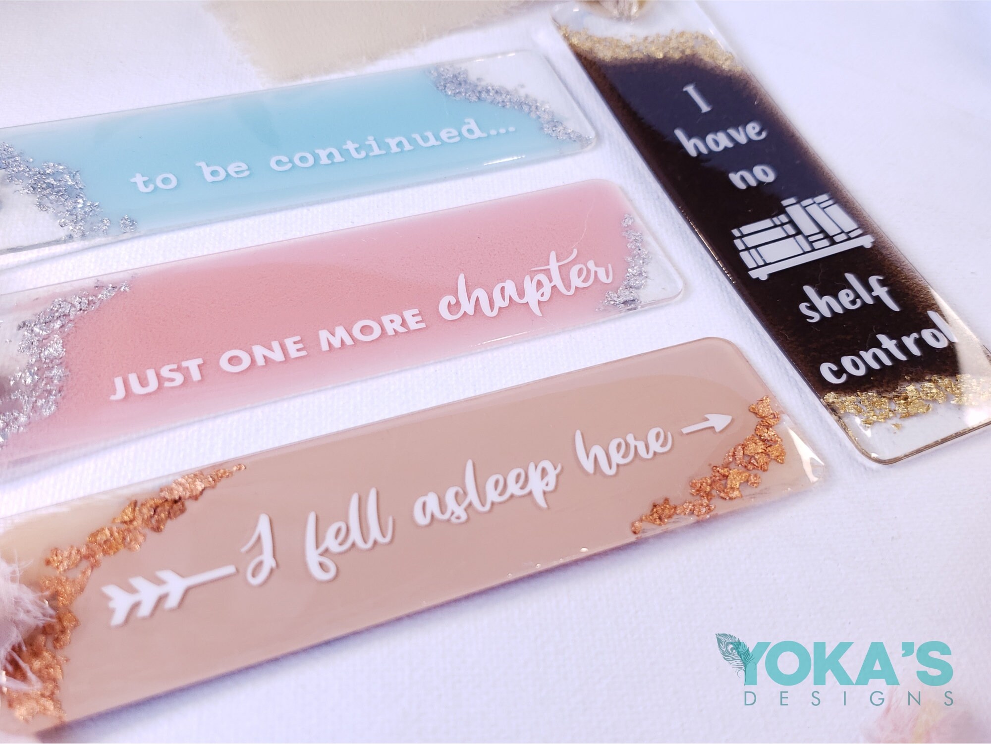 Bookmarks With Quote | Acrylic Resin With Foil Accent | One More ...