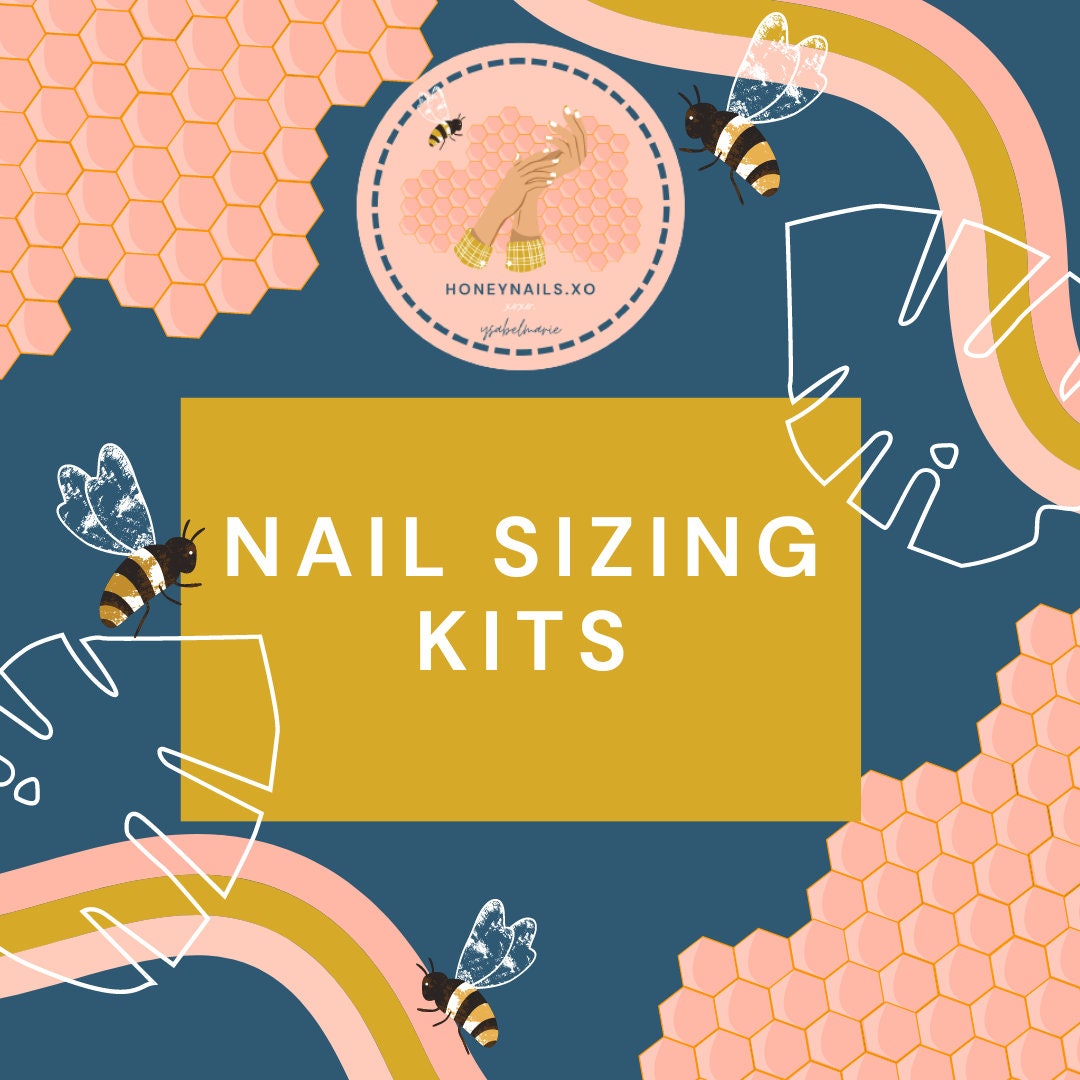 Nail Sizing Kit | Nail Measuring Kit | Press on Nails - Etsy