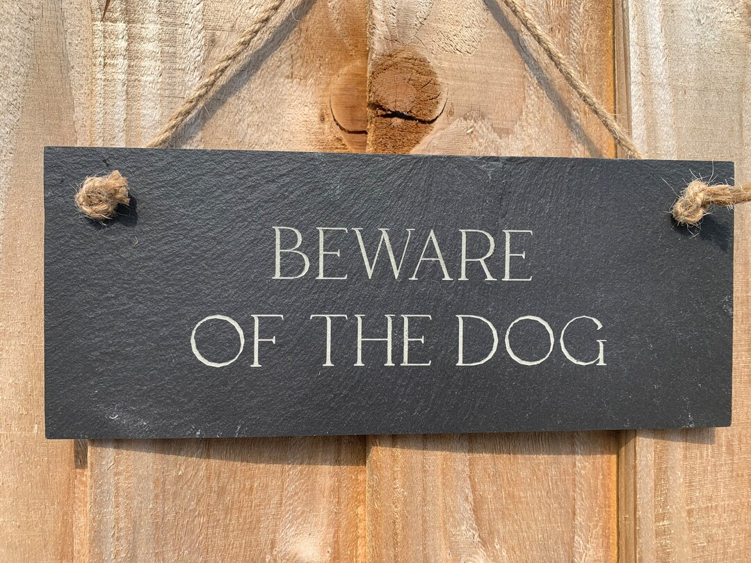 Beware of the Dog Hanging Sign. Beware of the Dogs Sign . Dog Warning ...
