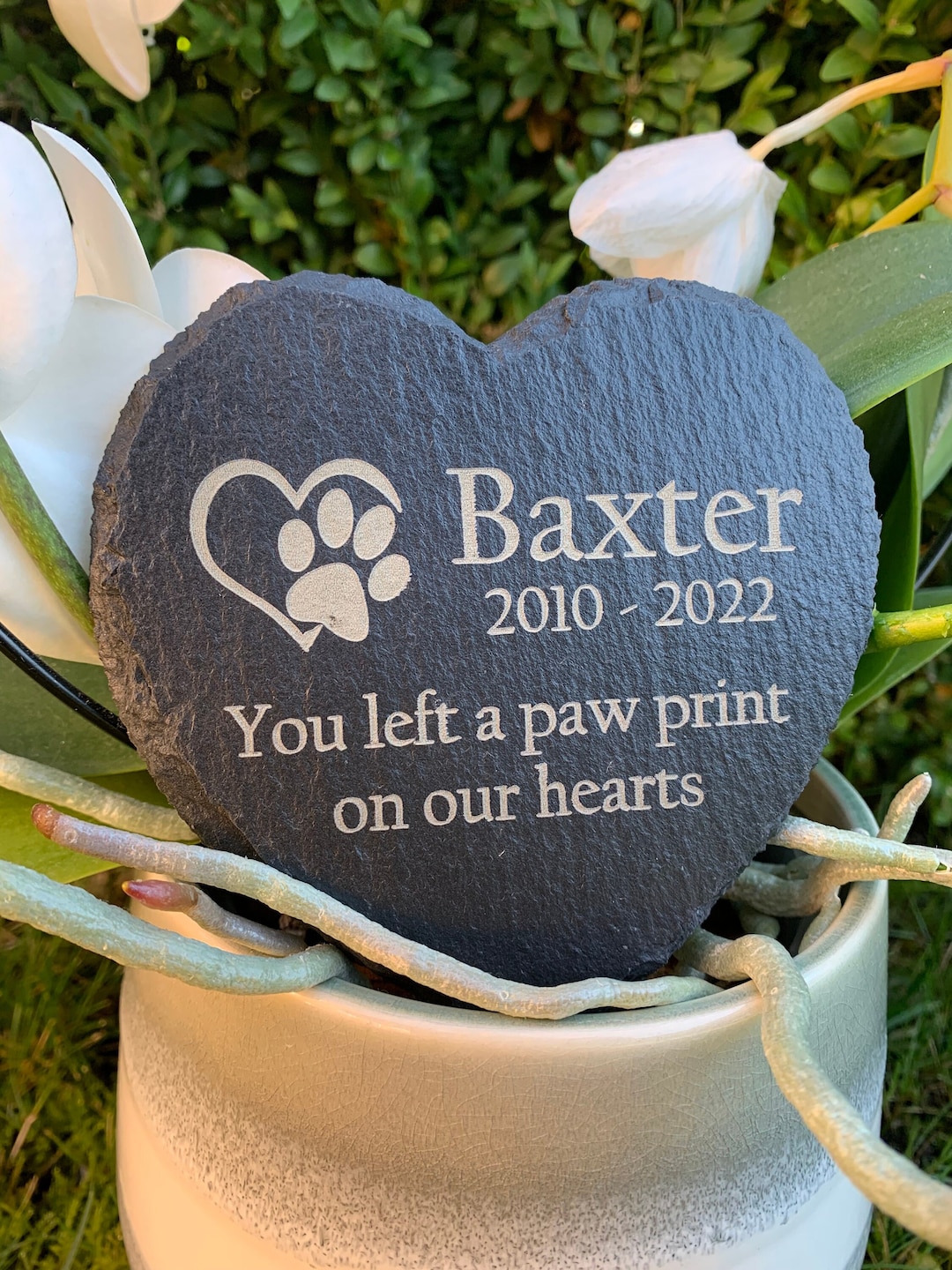 Memorial Plaque for Pet Dog - Personalised Dogs Grave Stone ...