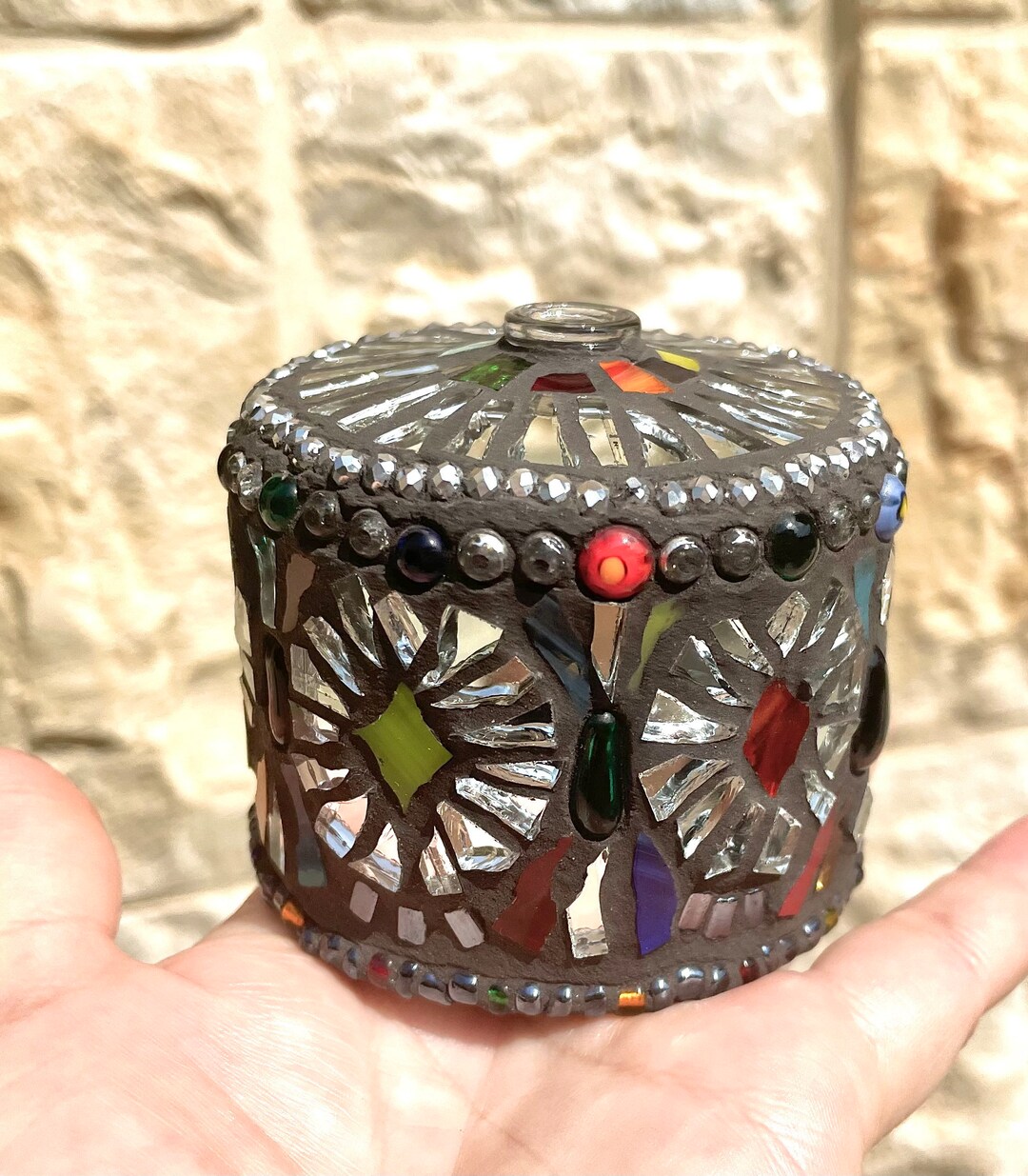 Small Cute Mosaic Vase Holy Land Gift - Etsy