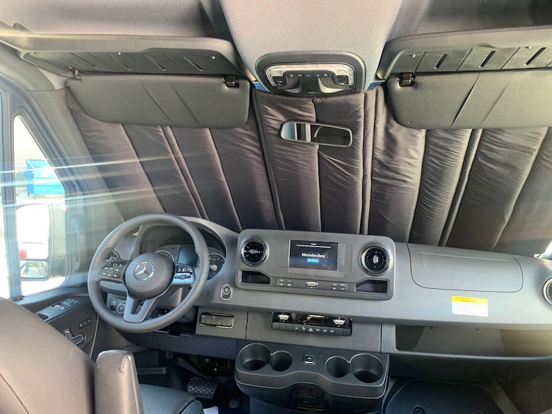 Mercedes Sprinter Insulated Front Windshield Cover 4 Seasons Fits 2019 ...