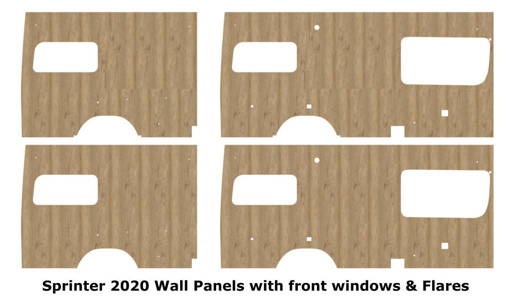 Mercedes Sprinter Wall Panels, Sprinter Van Ceiling Panels, DIY ...