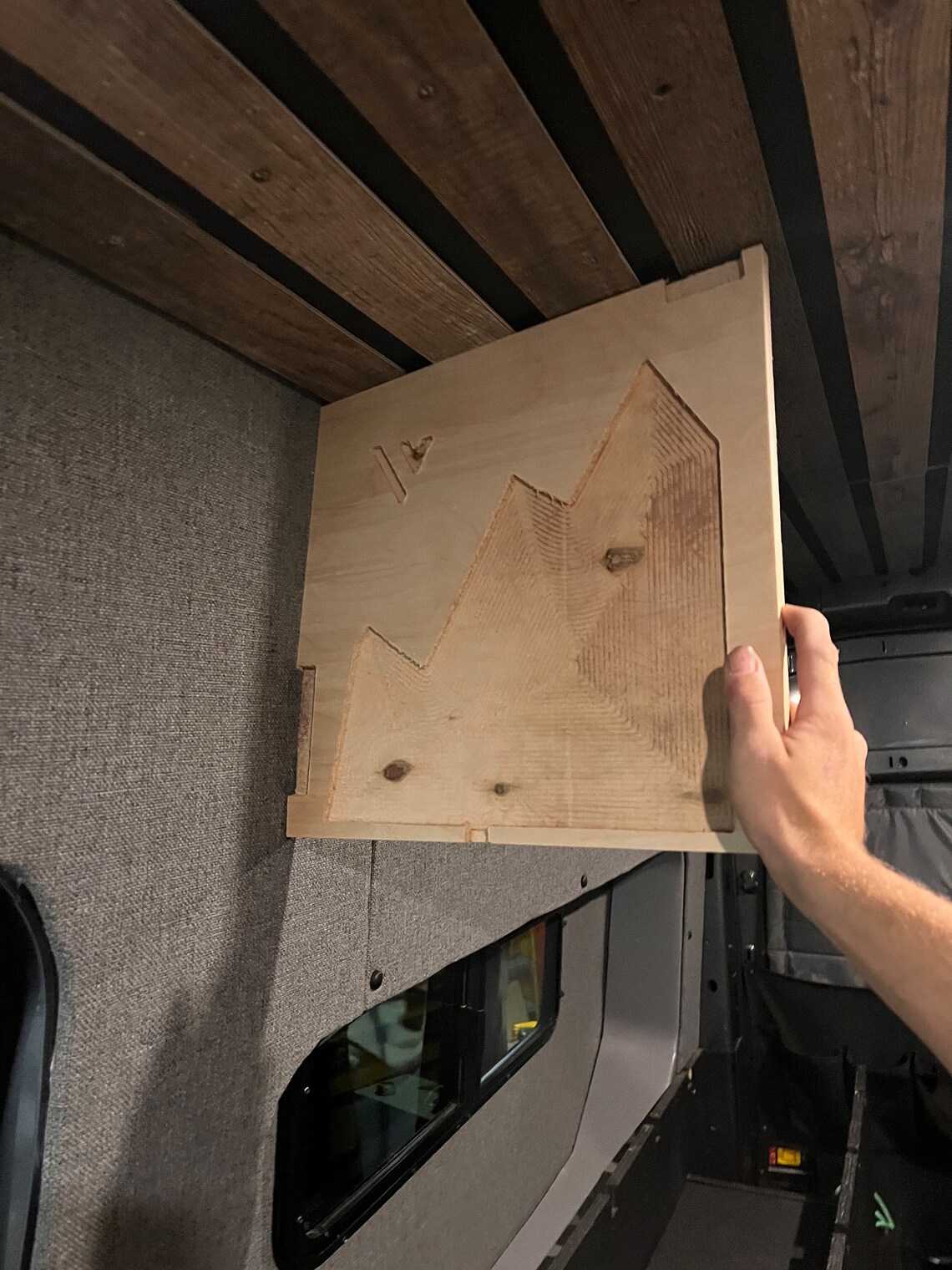 Ford Transit Van Storage, Campervan Conversion Wooden Cabinets, DIY ...