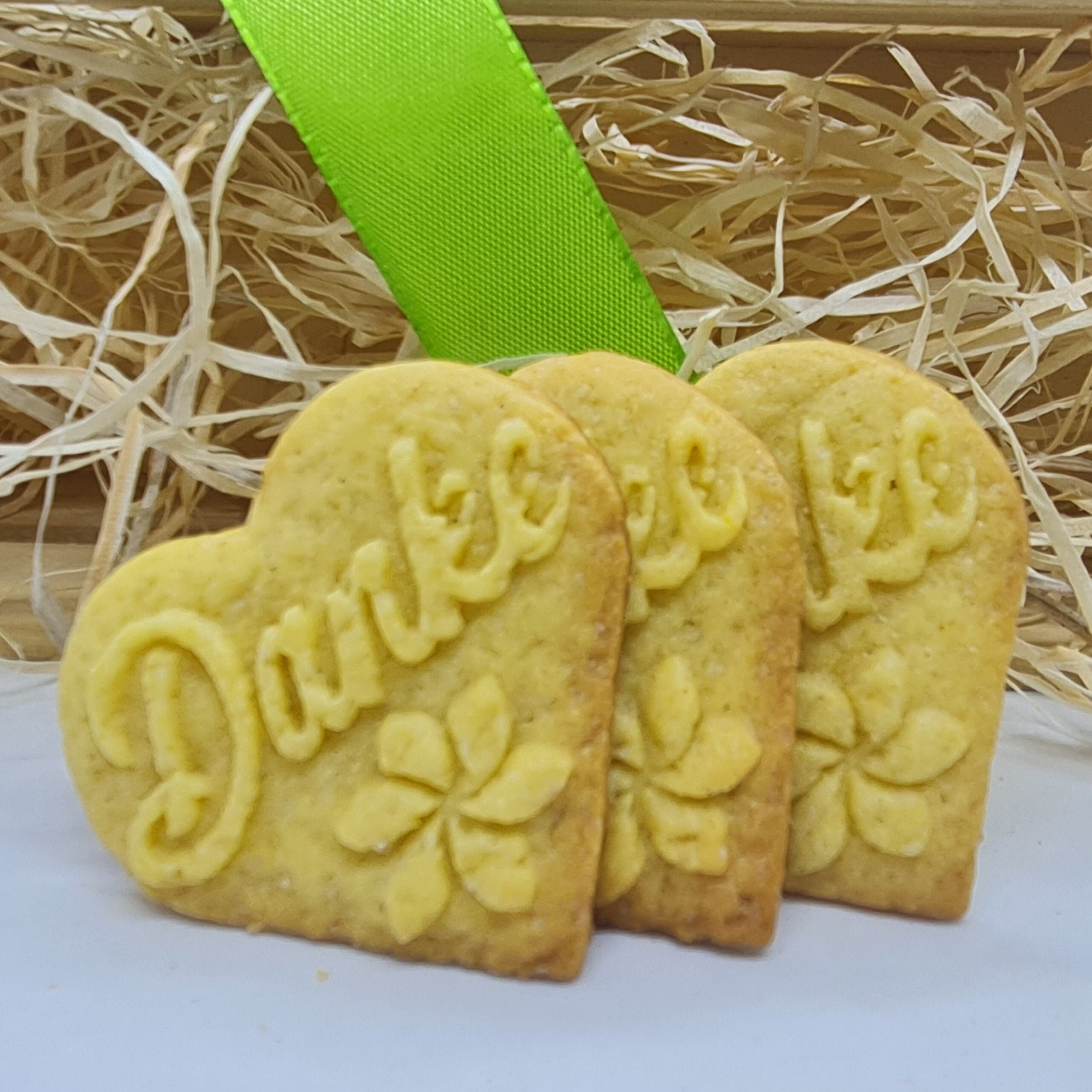 Climate-neutral individually packaged butter-vanilla biscuits | Etsy