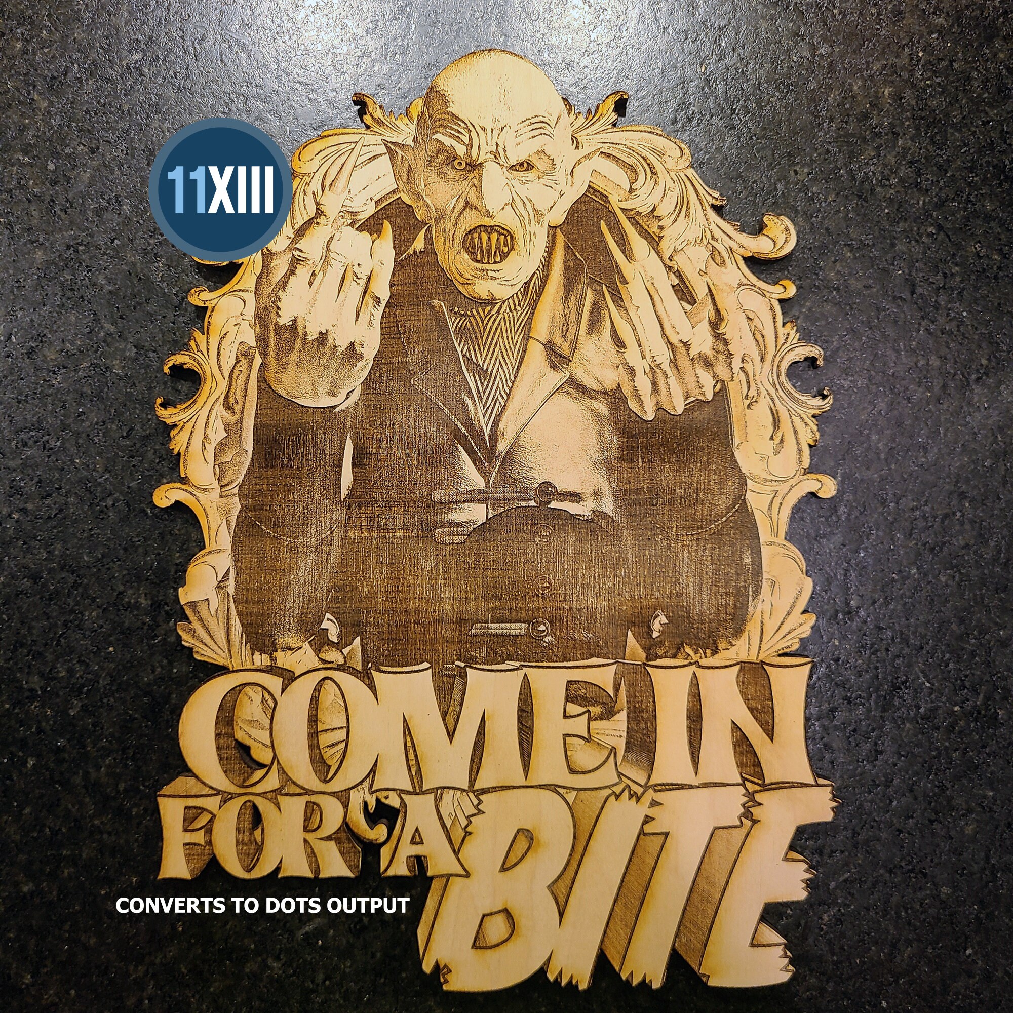 DIGITAL FILE-3D Vampire Engraving 2 Signs Plus Bonus Files - Etsy