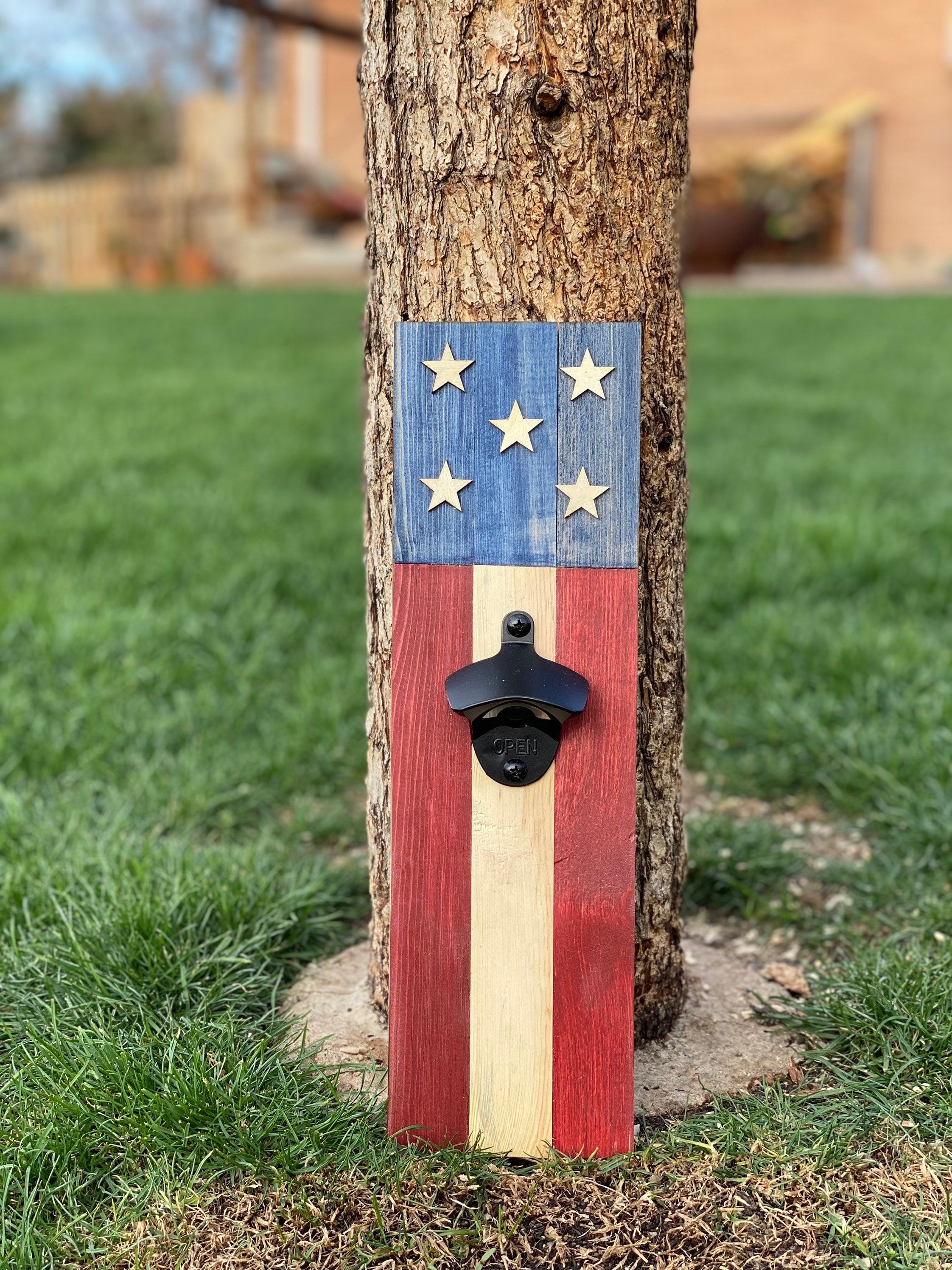 American Flag Bottle Opener - Etsy