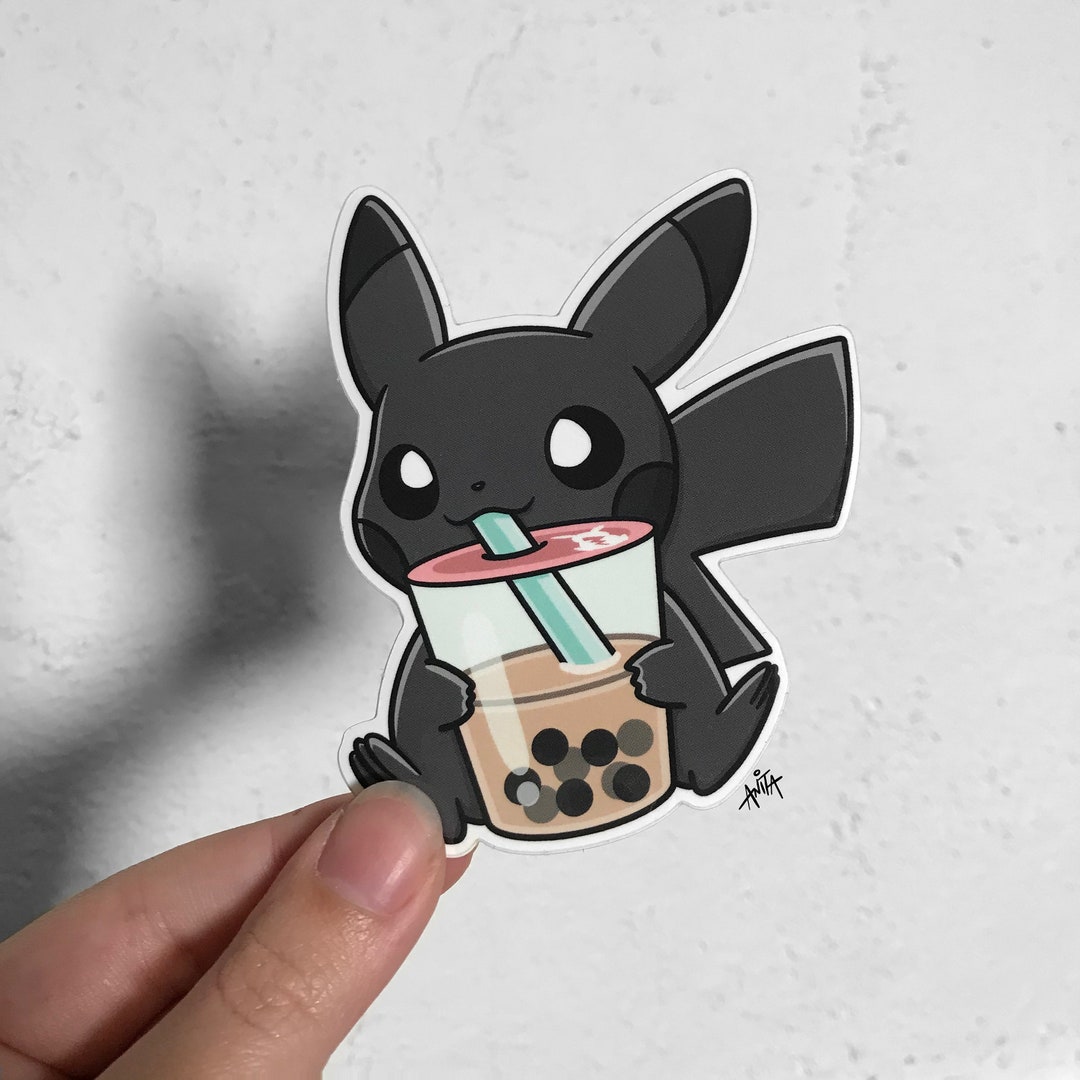 Boba Pika Vinyl Sticker - Etsy