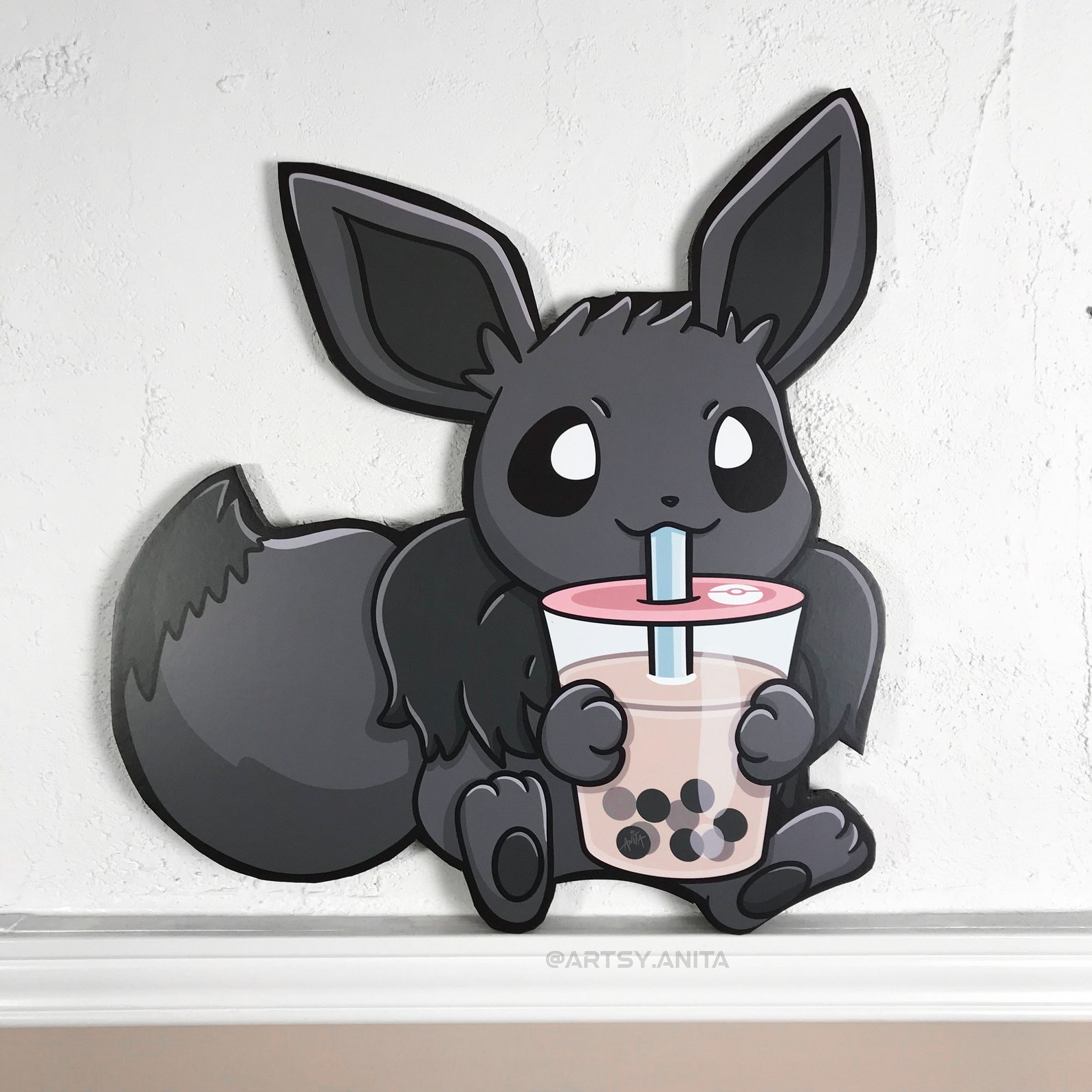 BOBA | Eevee Cutout Wall Art - Etsy