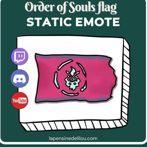 Order of Souls Flag Emote, Sea of Thieves, Twitch, Discord, Youtube ...