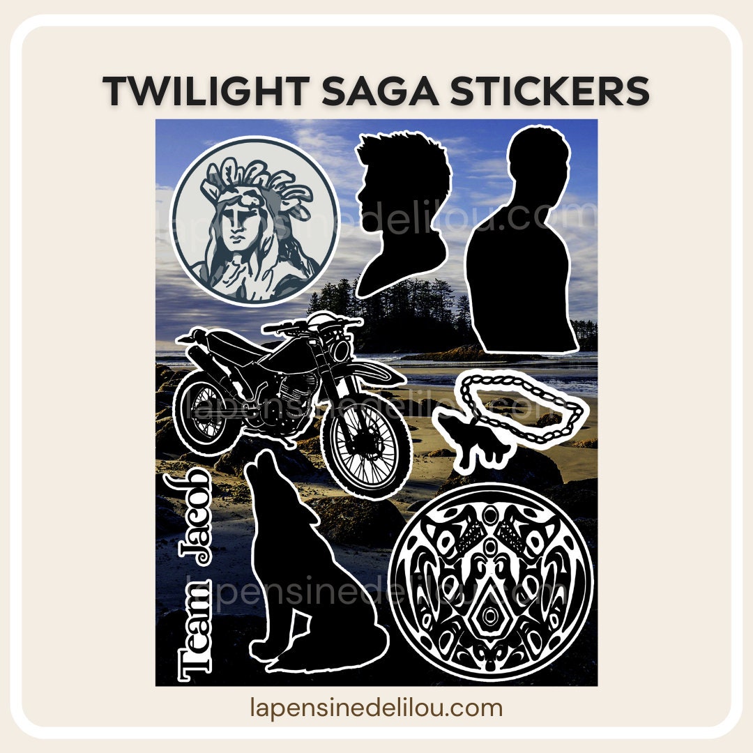 Fantasy Stickers Twilight Saga | Team Jacob Black of the Quileute Tribe ...