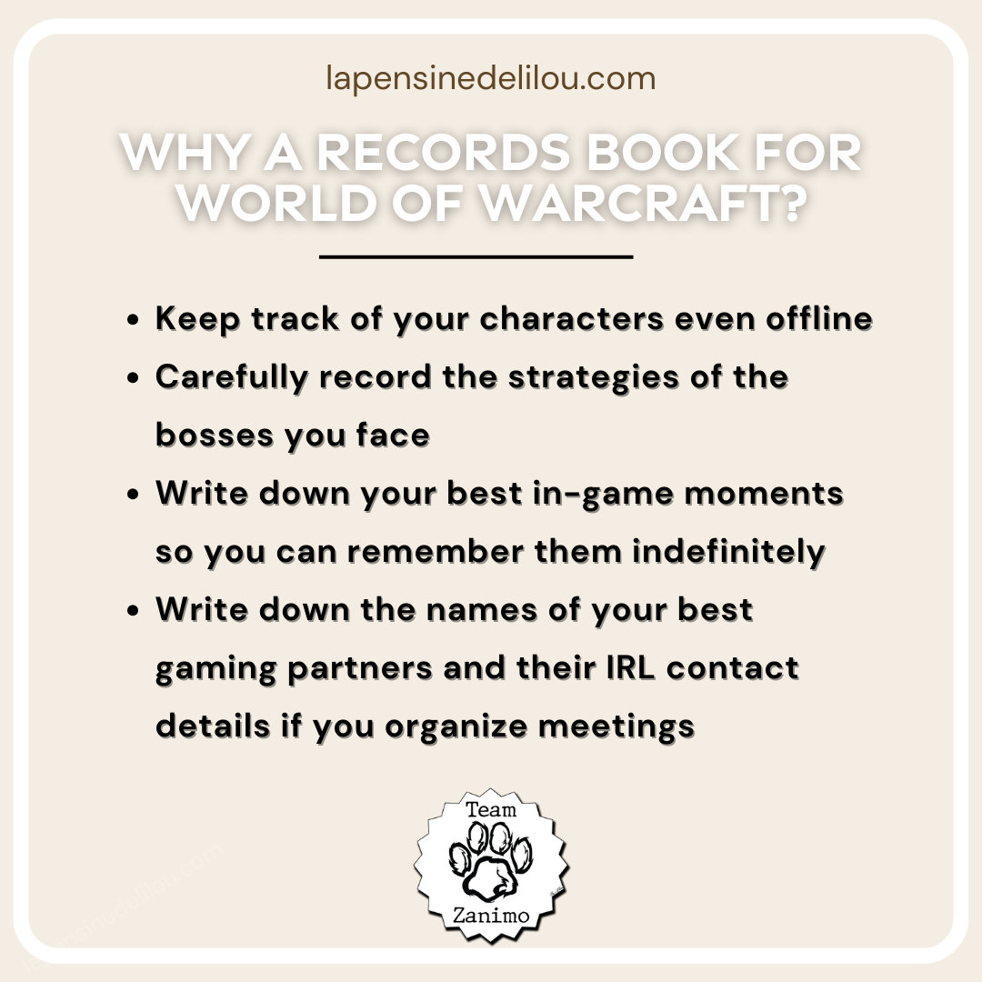 Printable Digital Notebook for Warcraft Fans Bullet Journal Page for ...