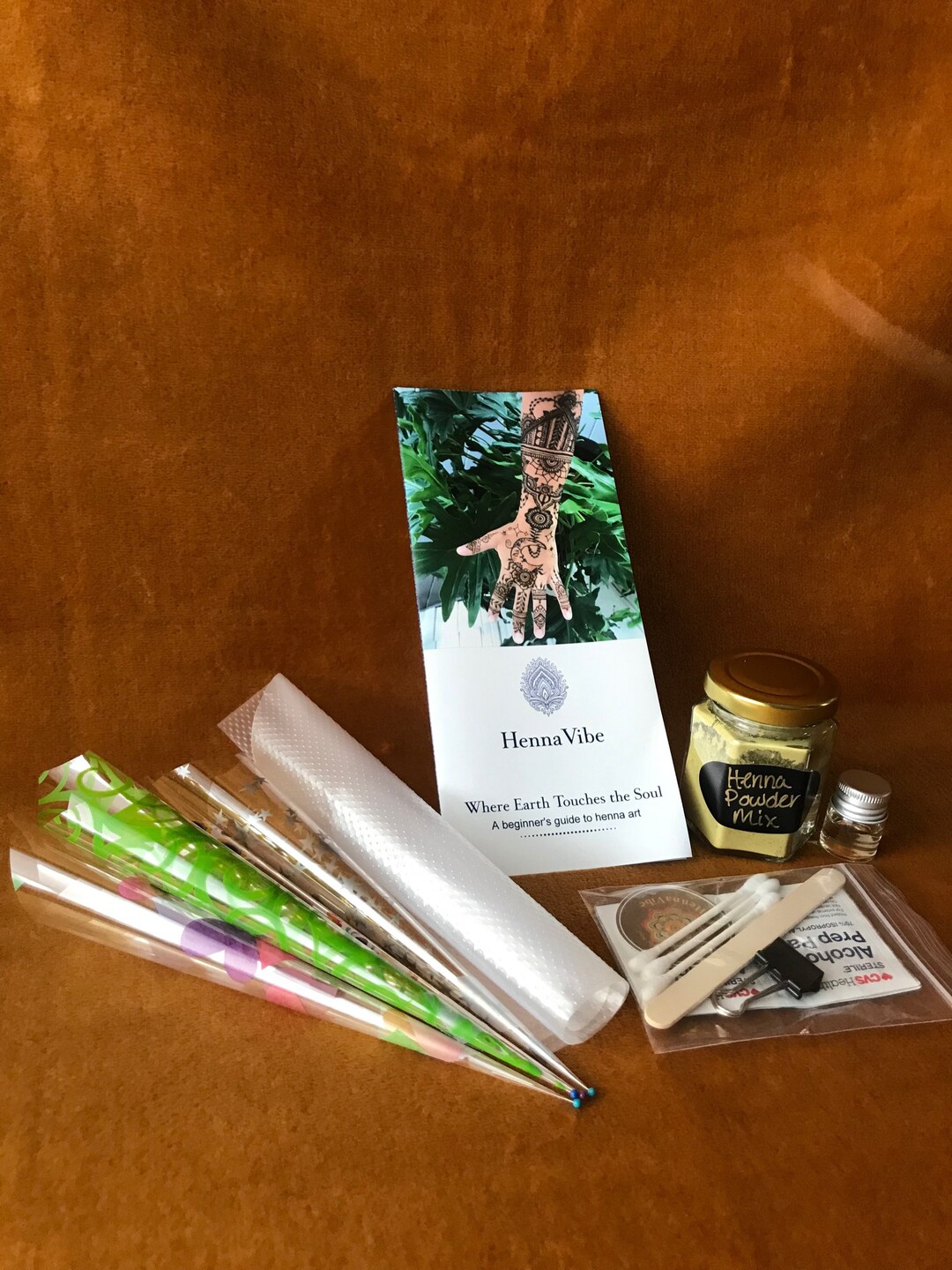 DIY Henna Kit - All Inclusive - Natural Temporary Tattoos - Mehndi ...