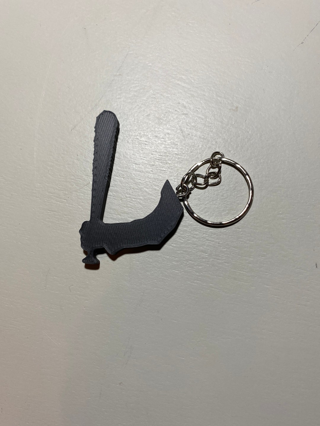 Negan Bat Keyring 3D Print - Etsy