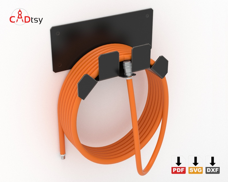 Air Hose Holder DXF File Extension Cord Rack Vector CNC - Etsy