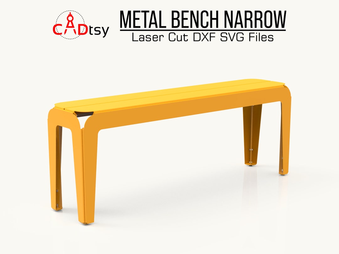 Bench DXF Laser Cut Files. Metal Furniture Plasma CNC Files. Outdoor ...