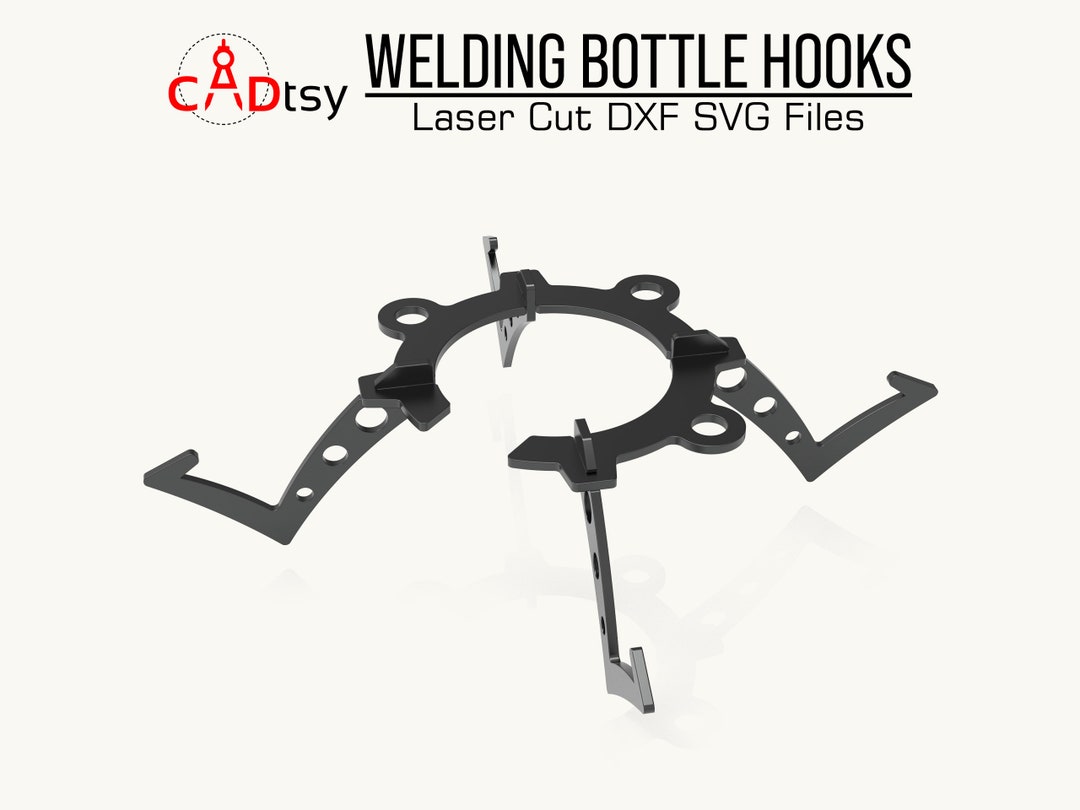 Welding Bottle Tank Hooks DXF File for CNC Plasma / Laser Cutting ...