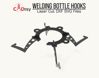 Welding Bottle Hooks DXF Files for Plasma Cutting CNC - Etsy
