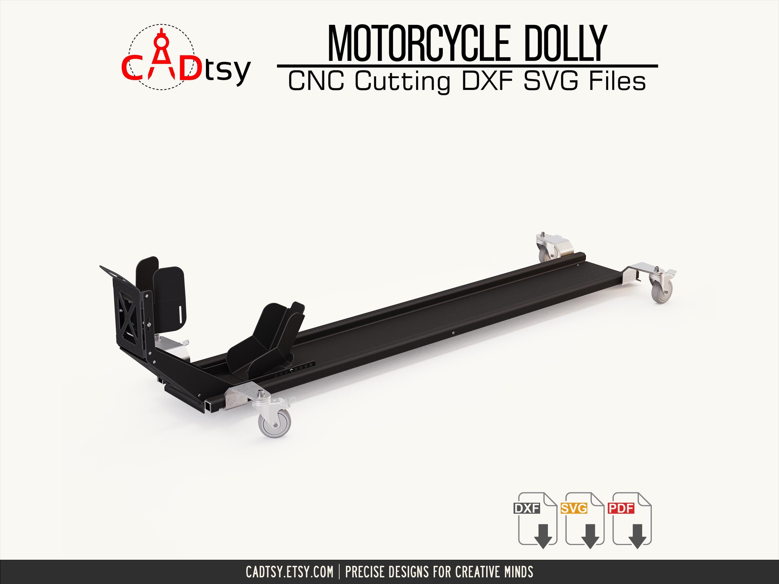 Motorcycle Dolly Plans • DXF Files for Plasma. Motorbike Mover - Etsy