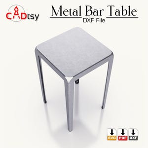 Bar Table CNC Plasma/laser DXF Files | Sheet Metal DXF Files | Bar ...