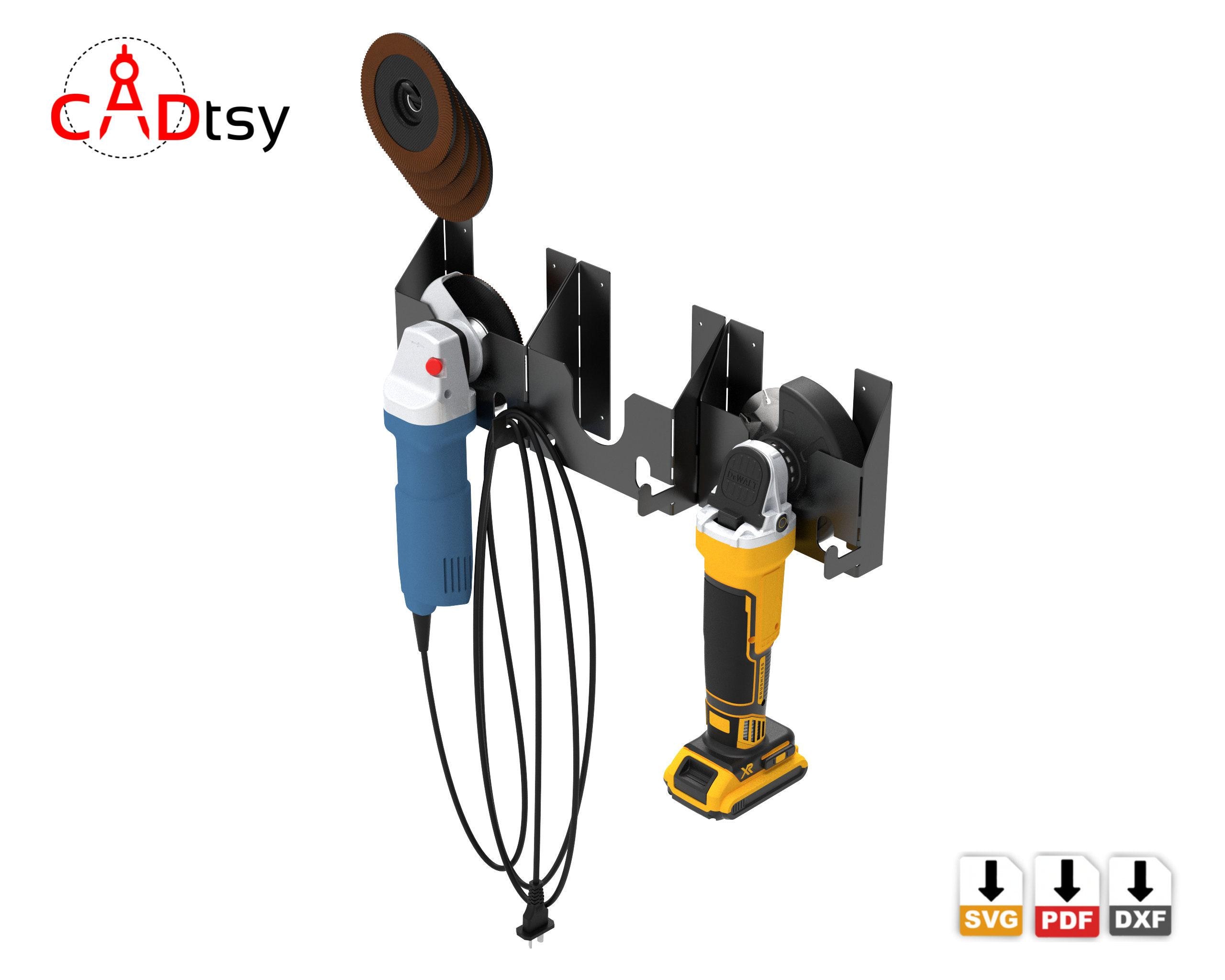 Angle Grinder Hanger Stand DXF File for Plasma CNC • Wall Mount Hanger ...