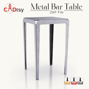Bar Table CNC Plasma/laser DXF Files | Sheet Metal DXF Files | Bar ...