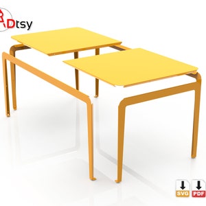 Metal Table DXF Laser Plasma CNC Files, Furniture Making Plans Vector ...