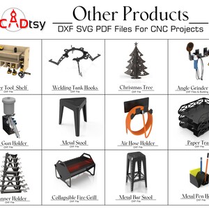 Wrench Holder DXF SVG Files, Wall Spanner Rack CNC Laser Plasma Cut ...