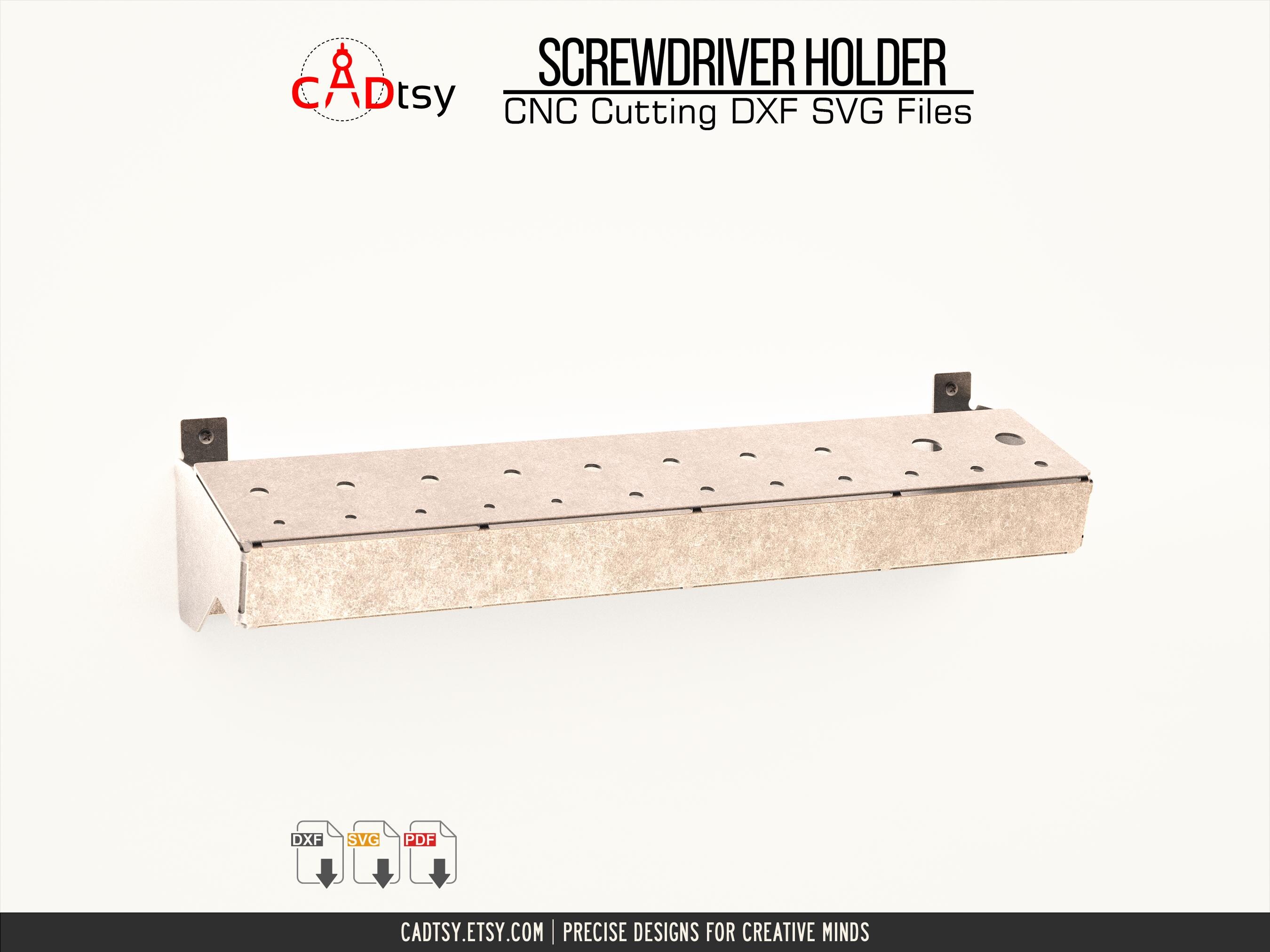 Screwdriver Rack DXF Files for CNC Plasma • Tool Storage Design - Etsy