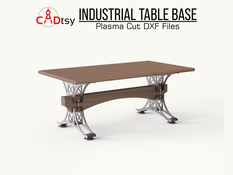Industrial Table Base Files for Plasma Cutting • Metal Table Legs Plans ...