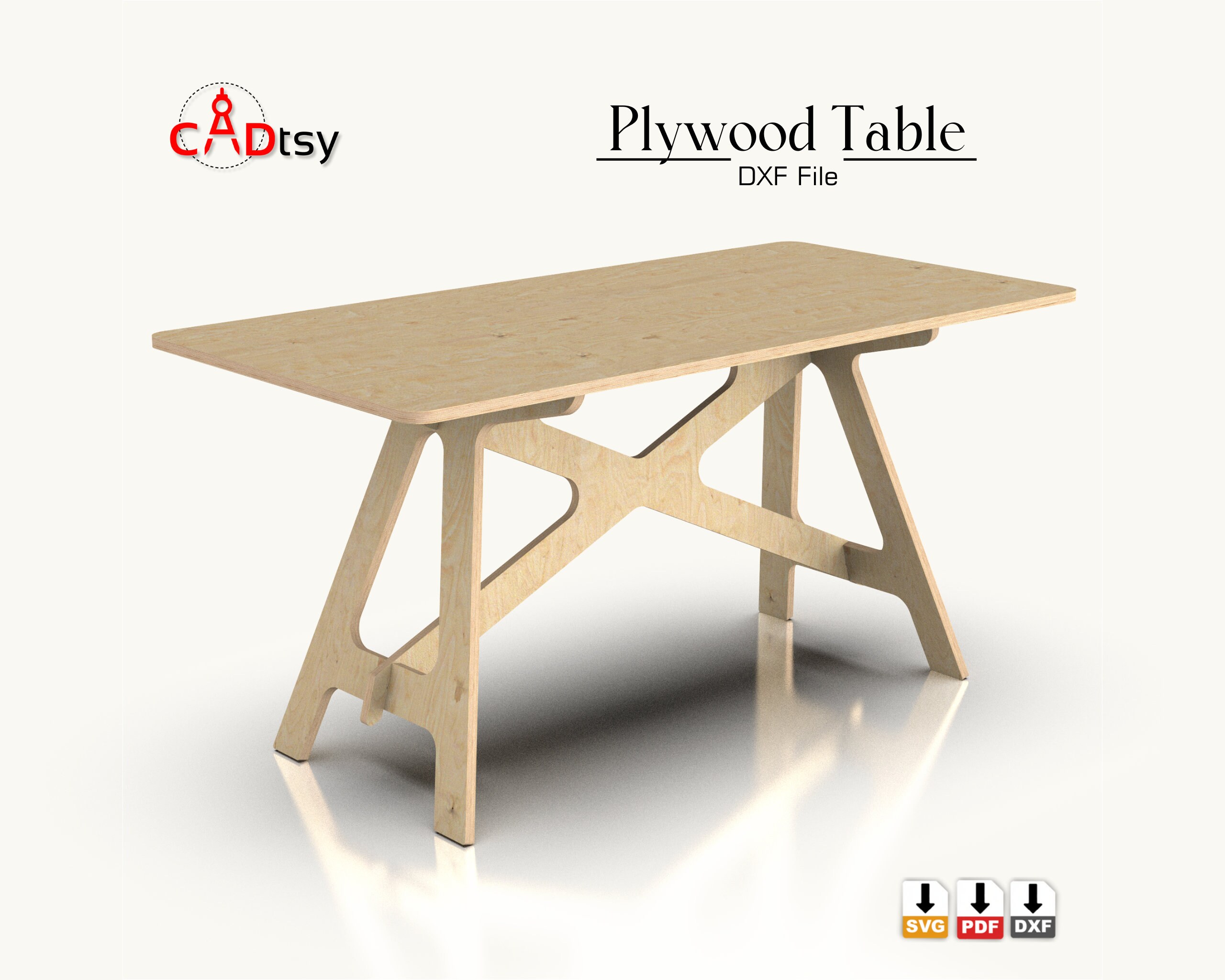 Plywood Decorator Table