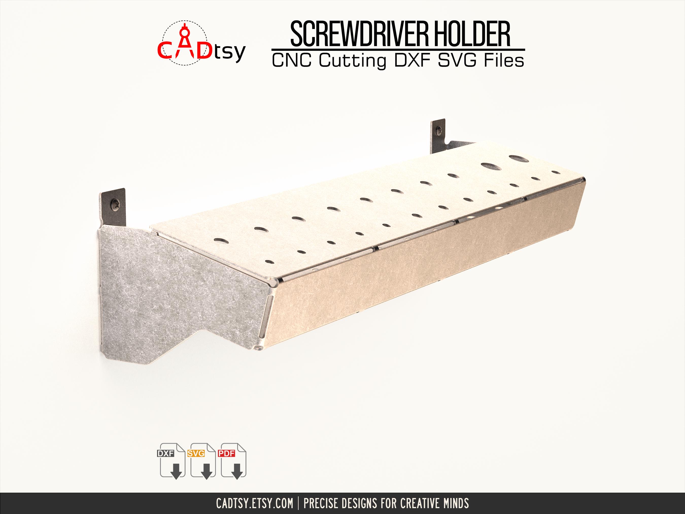 Screwdriver Rack DXF Files for CNC Plasma • Tool Storage Design - Etsy