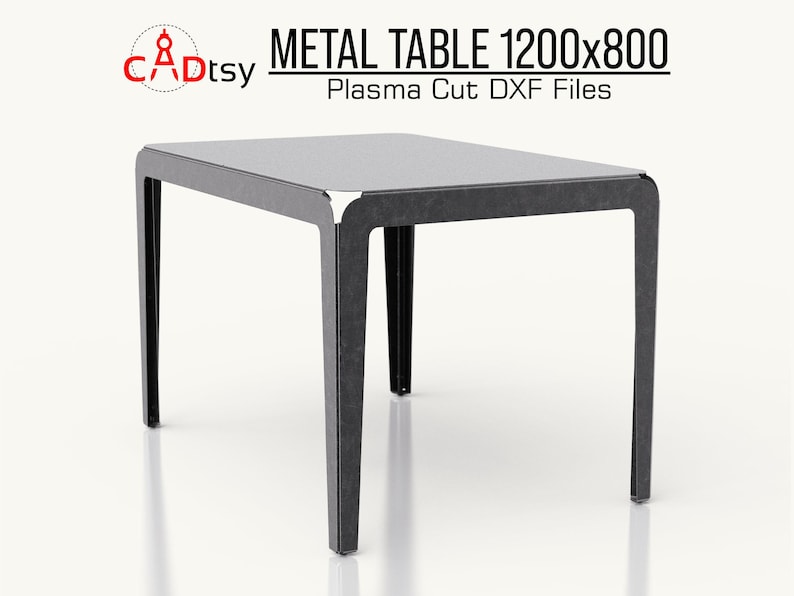 Metal Table DXF Files for Plasma CNC • Sheet Metal PDF Plans - Etsy