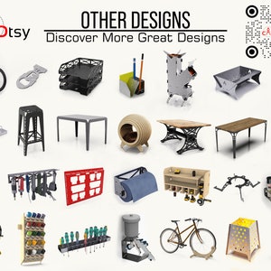 Wooden Industrial Style Table Legs DXF CNC Router File DIY Workshop Cut ...