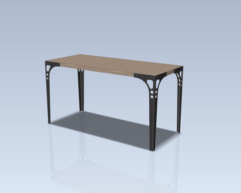 Metal Table Leg DXF File for CNC Laser / Plasma Cut Metal - Etsy Australia