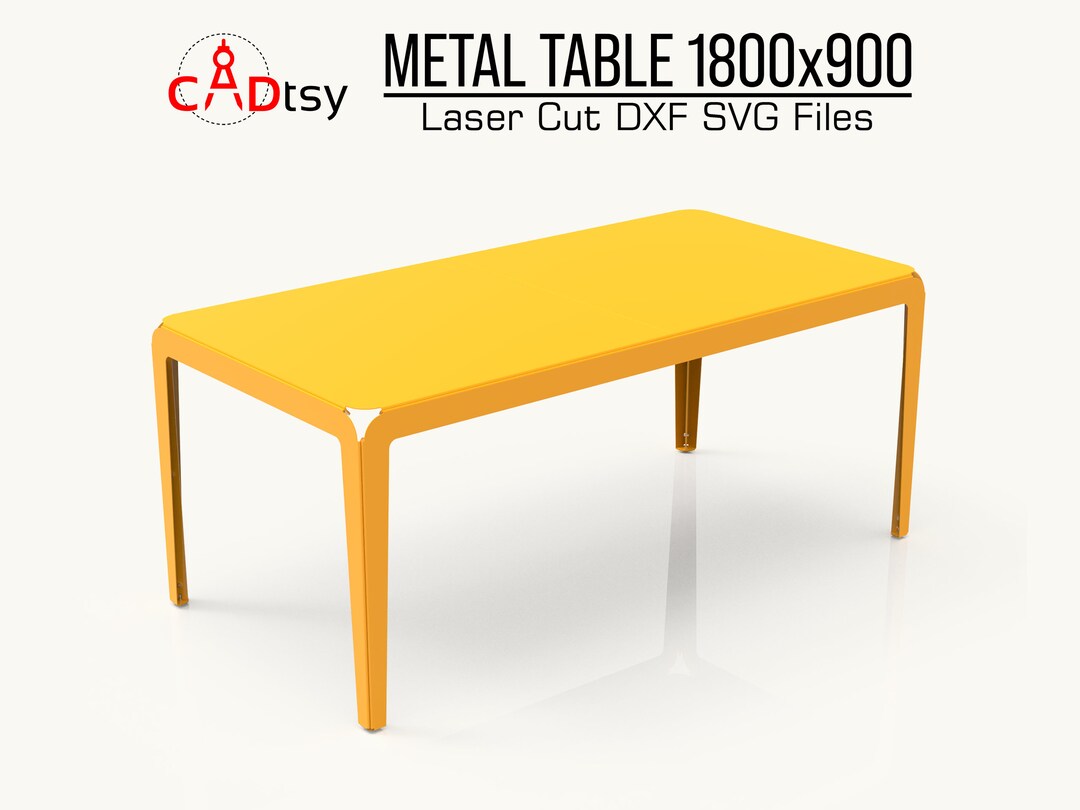 Metal Table DXF Laser Plasma CNC Files, Furniture Making Plans Vector ...