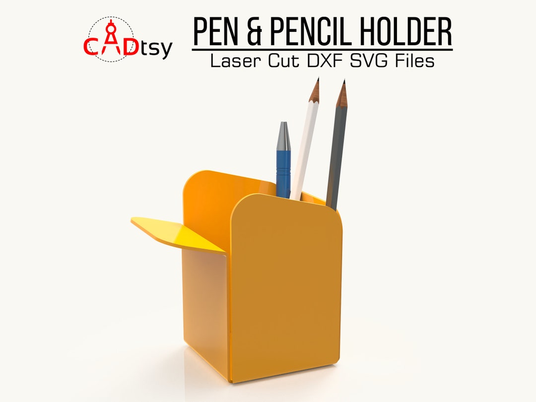 Precision-crafted Metal Pen Holder DXF / SVG Files for CNC Plasma ...